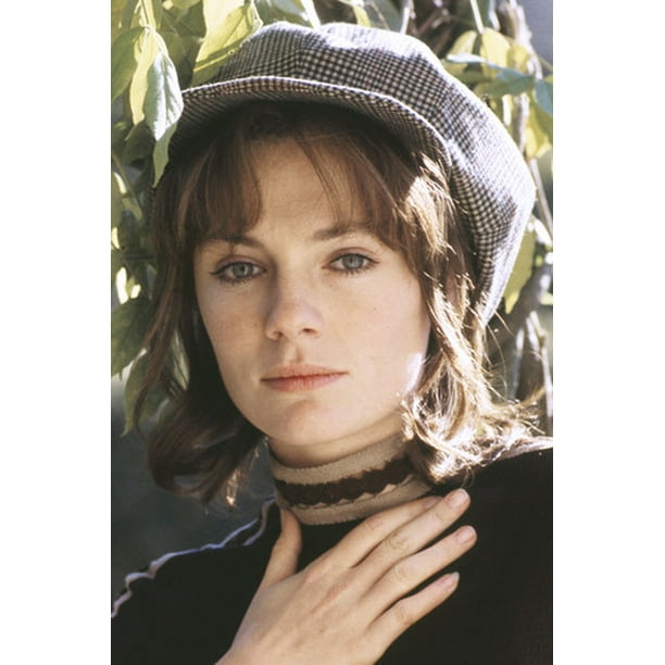 Jacqueline Bisset 1968 portrait pose in black sweater and cap 24x36 ...