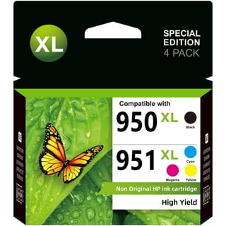 10 Packs 950XL 951XL Ink Cartridge For OfficeJet Pro 8100 8600 8610 ...