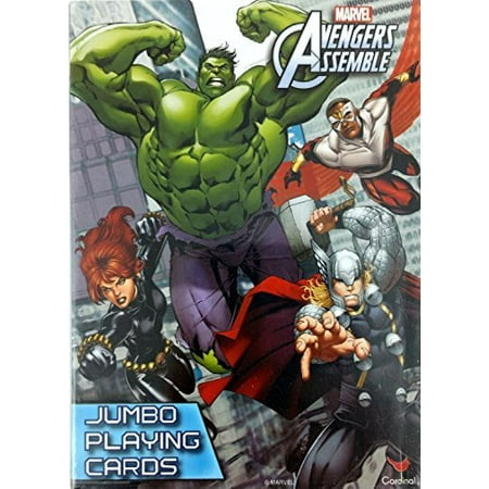 Marvel comics The Avengers Assemble Jumbo Playing cards with ...