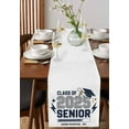 Blue Grey Graduation Season Table Runner 36 Inches, Funny Words Modern ...
