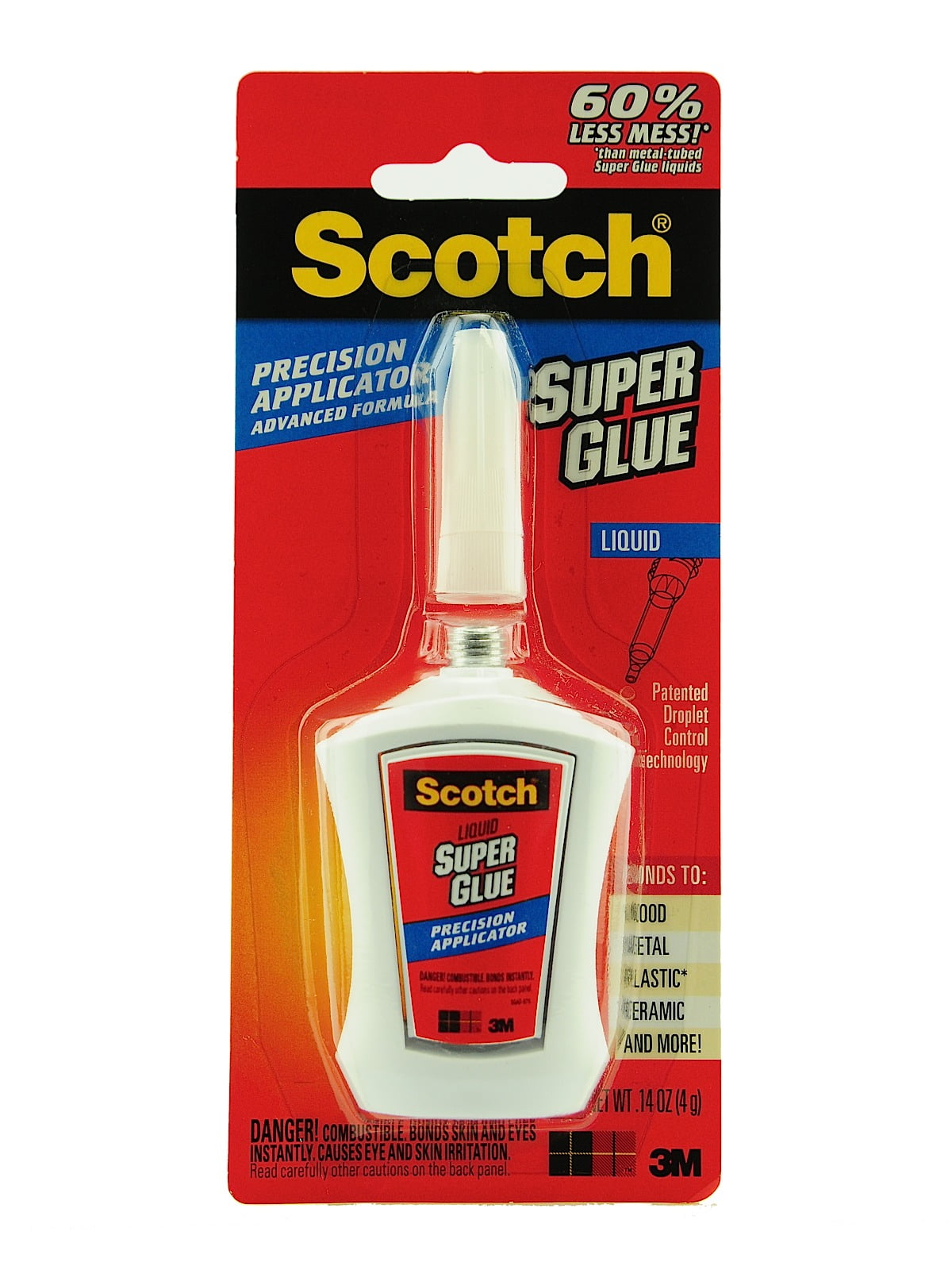 Super Glue Liquid in Precision Applicator 0.14 oz. (pack of 6 ...