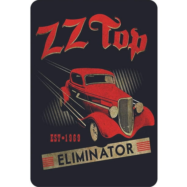 Hojalata Rectangular 20*30cm Plano Serie Personajes La Banda ZZ Top (1 ...