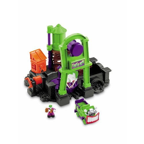 Fisher-Price geoTrax Dc Super Friends Deluxe Playset - Jokers Lair ...