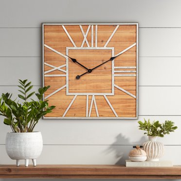 Weston Square Wall Clock - Walmart.com