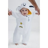 PEANUTS Woodstock Snoopy Cozy Sherpa Zip Up Cosplay Coverall Newborn to ...