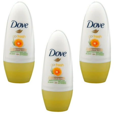 Dove Roll-on Stick Go Fresh Grapefruit 50 ml (Pack of 3) - Walmart.ca