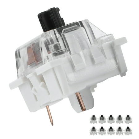 Mechanical Keyboard Switch, Keyboard Black Switch Transparent For ...