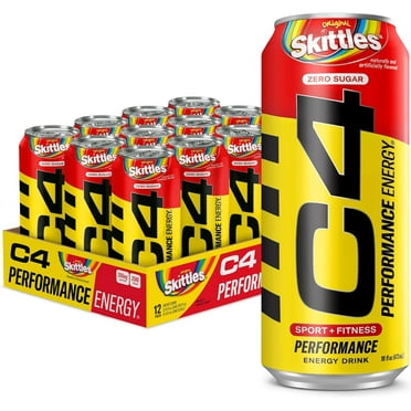 C4 Preworkout, Sport Recovery, Energy Drink, Starburst Cherry Flavor ...