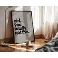 Affixzi Motivational Quote Art Print, Modern Minimalist Poster, Wall ...