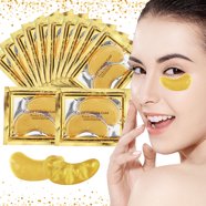 Olrom Eye Pads - 4 Kits Collagen Under Eye Patches Mask - 16 Pairs ...