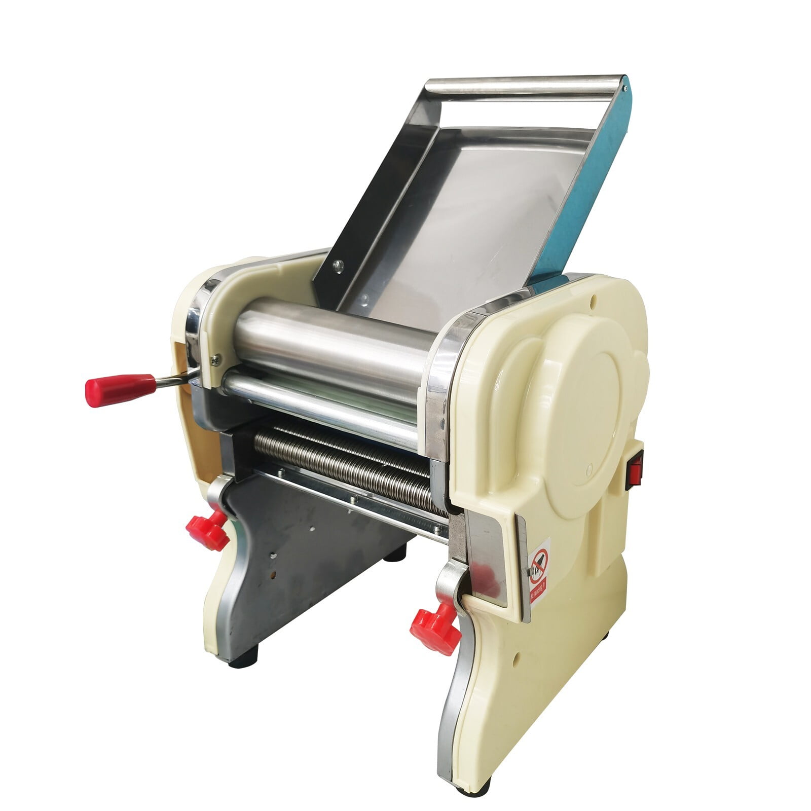 Eqcotwea Electric Pasta Press Maker Noodle Machine 3mm And 9mm Wide Knifes