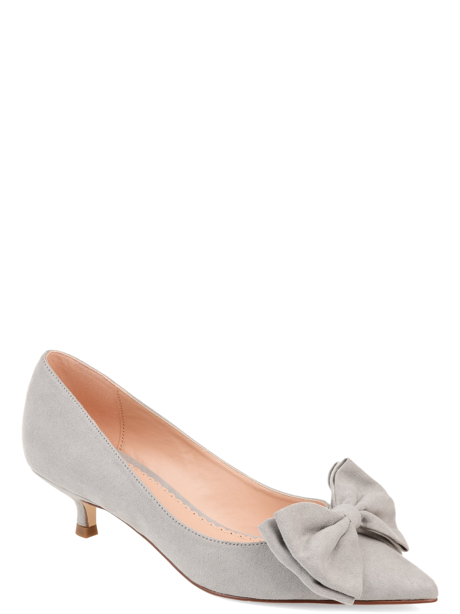 Brinley Co. Pointed Toe Bow Pump (Women's) - Walmart.com