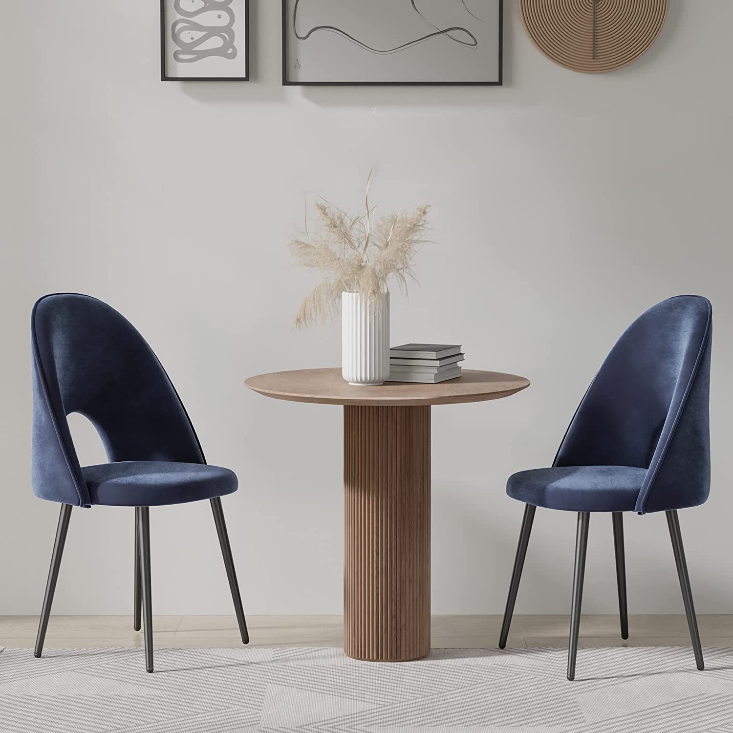 Cozy Castle Kitchen & Dining Room Chairs, Kitchen Chairs Set of 2 ...