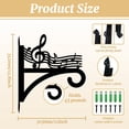 1 pc Iron Hanging Plant Hanger Bracket Wall Mounted Plant Hooks Musical ...