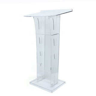 Luxor Convenient Pneumatic Height Adjustable Lectern - Walmart.com