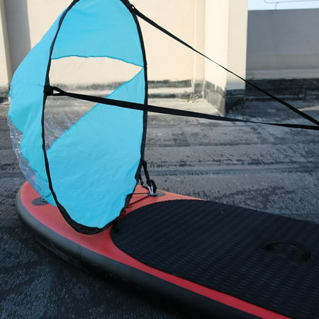 Canoe Sail Kit, Wind Sail Sailboat Accessories Portable Folding Kayak ...