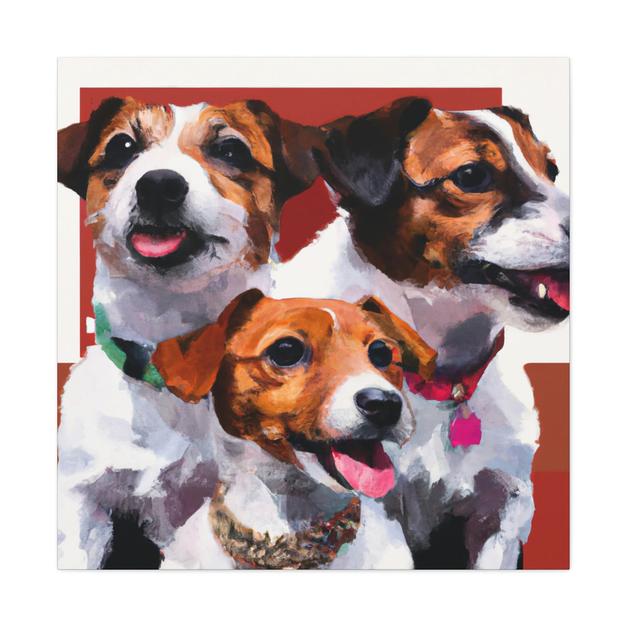 Jack Russell Pop Picasso - Canvas - Walmart.com