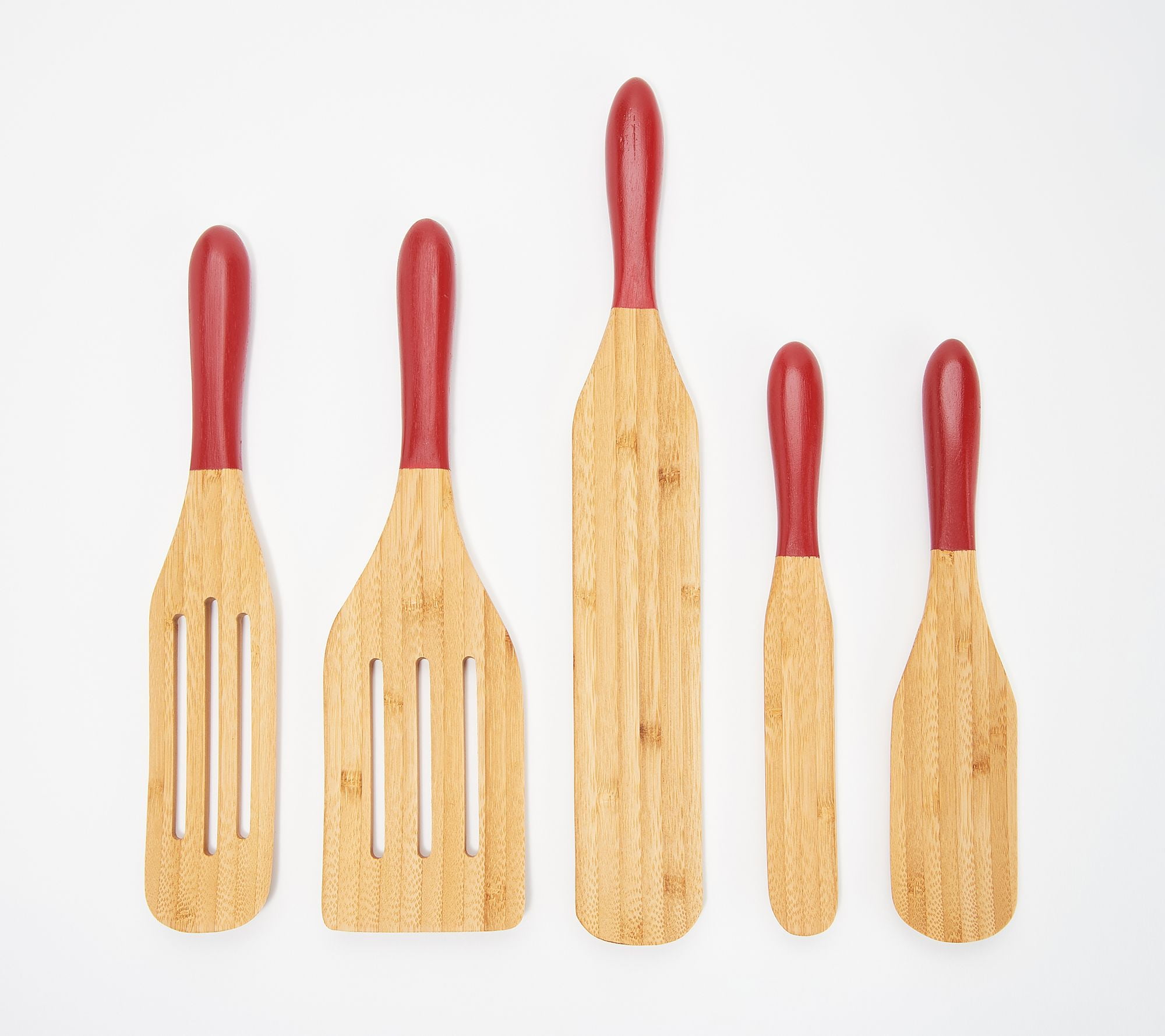 Mad Hungry 5-Piece Multi-Use Bamboo Spurtle Set Model K48351-New ...