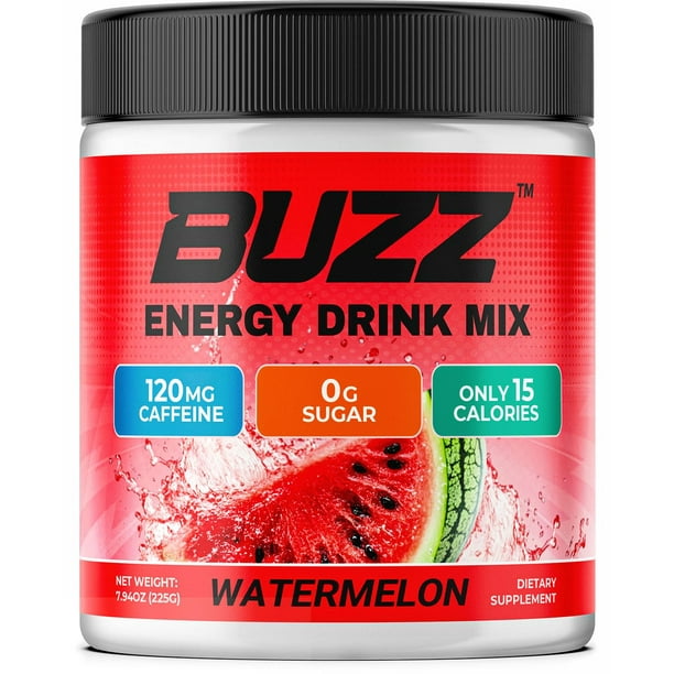 Bebida energética en polvo Morning Buzz Watermelon, 240 ml, 30 ...