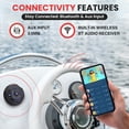 Pyle Marine Bluetooth Receiver Microphone Kit - Waterproof Audio ...