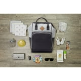 BB Gear Backpack Diaper Bag with Adjustable Shoulder Strap, Gray ...