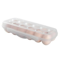 Tswift Clear Stackable Egg Holder for Fridge, Anti-Collision Bpa-Free ...