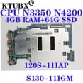DUFDERIA For ideapad 120S-11IAP S130-11IGM laptop motherboard CPU N3350 ...