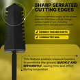 CKG Metal Detecting 3 in 1 Set, Heavy Duty Serrated Edge Digger ...