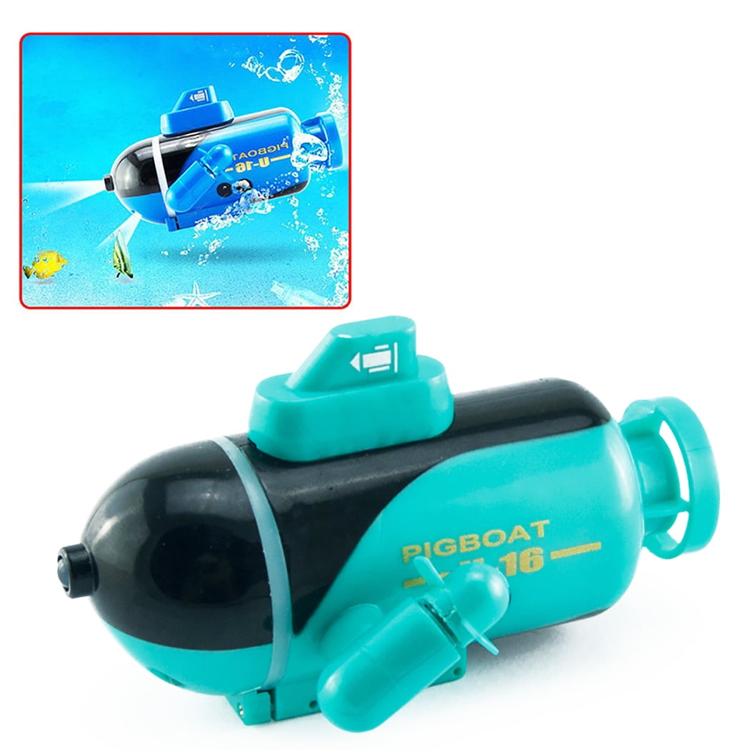 Submarine Toy Remote Control Waterproof Diving in Water 4CH RC Boat ...