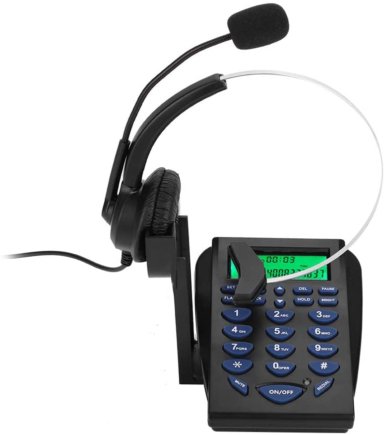 Call Center Telephone with Headset for House Call Center Office with ...