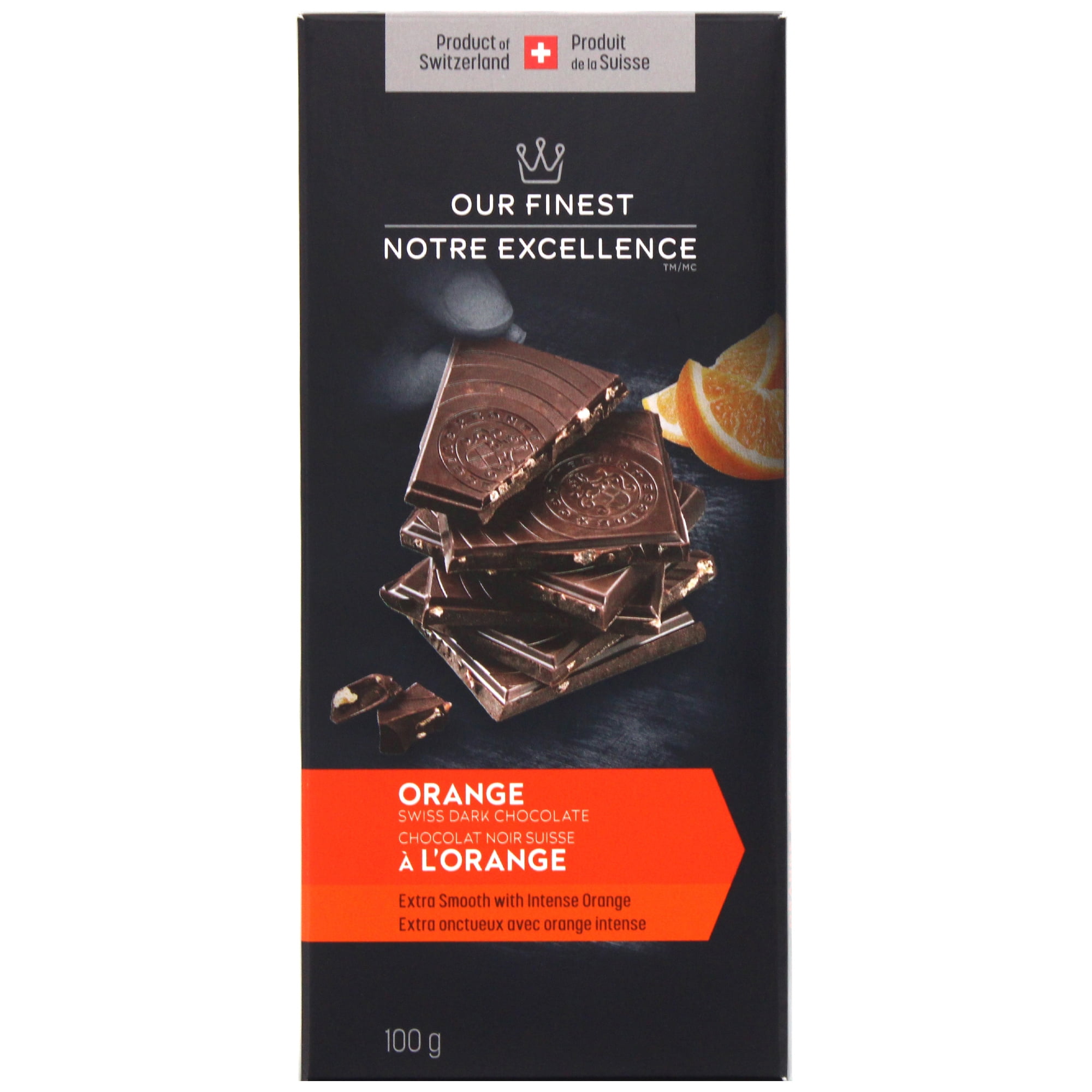 Click here for Our Finest Swiss Dark Chocolate Bar  Orange 100 G prices