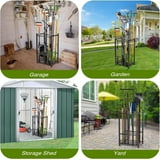 "Sttoraboks Garden Tool Organizer, Heavy Duty Steel Rack, Storage for ...