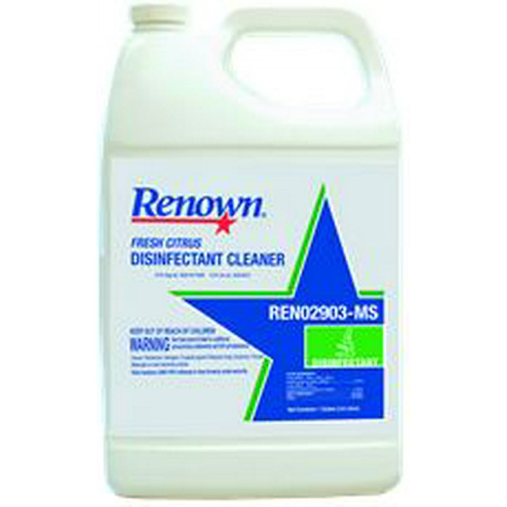 RENOWN FRESH CITRUS DISINFECTANT CLEANER, 1 GALLON - Walmart.com ...