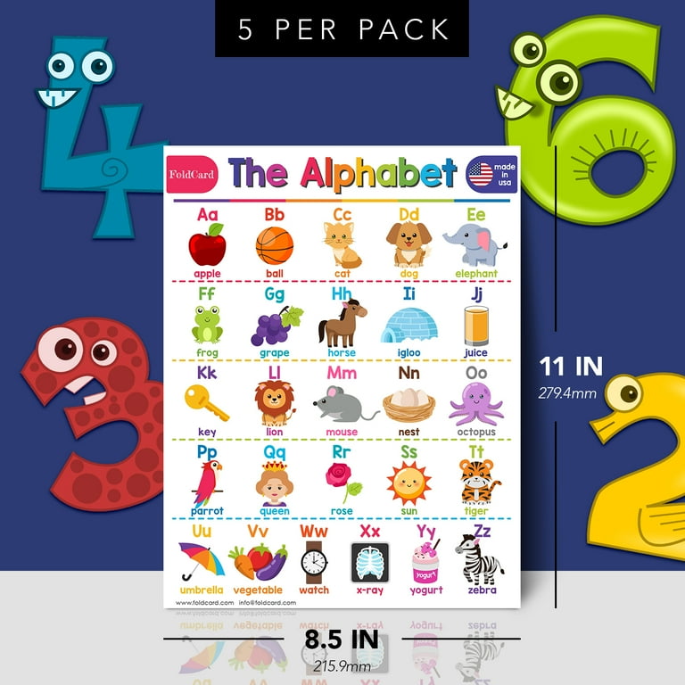 Alphabet Chart Kindergarten Printable