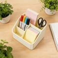 4-Grid Plastic Storage Box, Multi-Functional Desk Organizer for ...