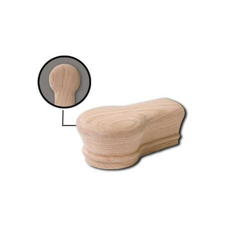 6210 Series Solid Wood Handrail Fitting Opening Cap, Red Oak | Walmart ...