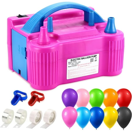 Lifegogo - 110V Electric Balloon Pump Portable Dual Nozzle Electric ...