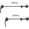 Road Mountain Bicycle MTB Wheel Hub Front and Rear Skewers Quick ...
