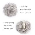 Haobuy Claw Clip Messy Bun Hairpiece, Wavy Curly Messy Hair Bun ...