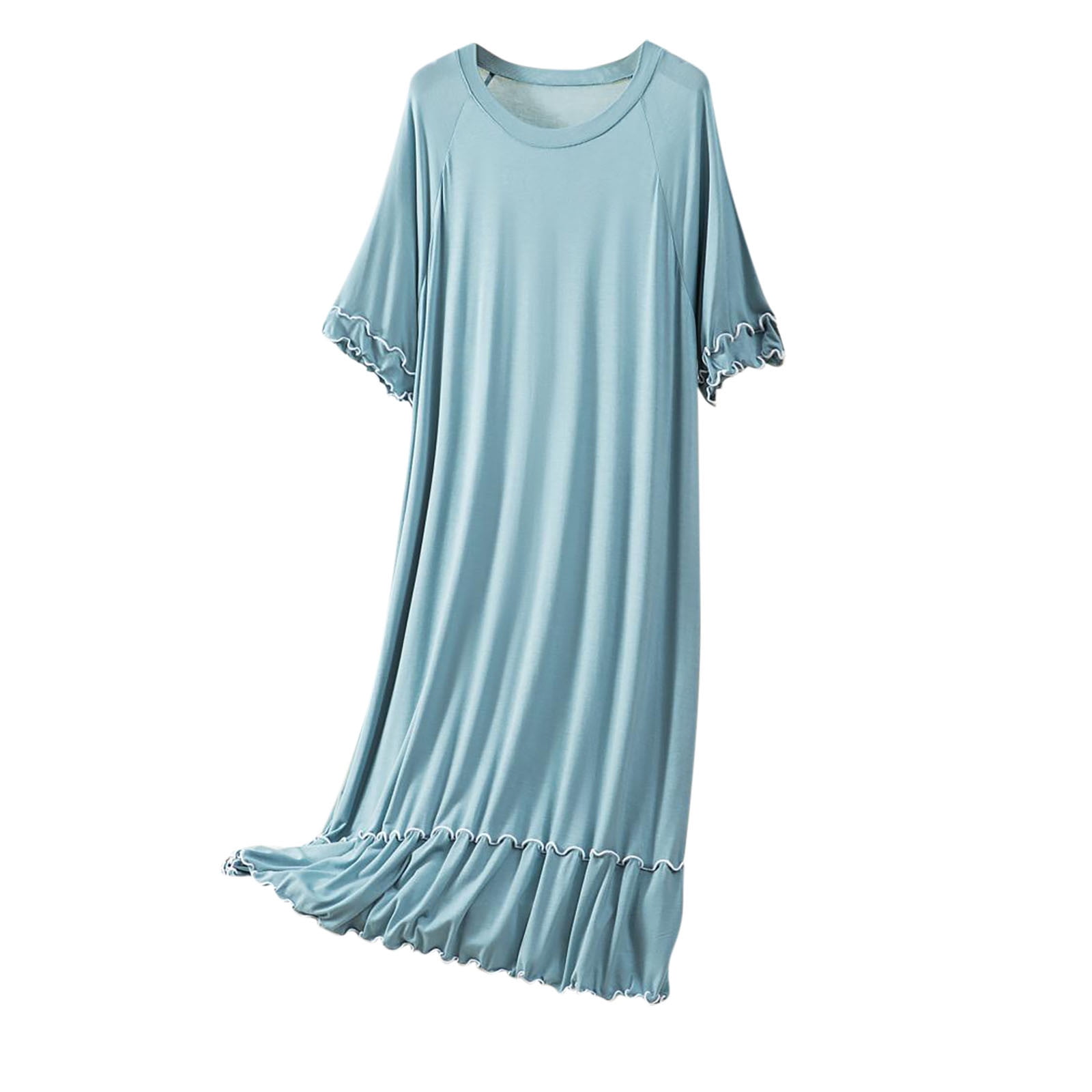 Click here for Aidice Womens Dresses Loungewear Round Neck Ruffle... prices