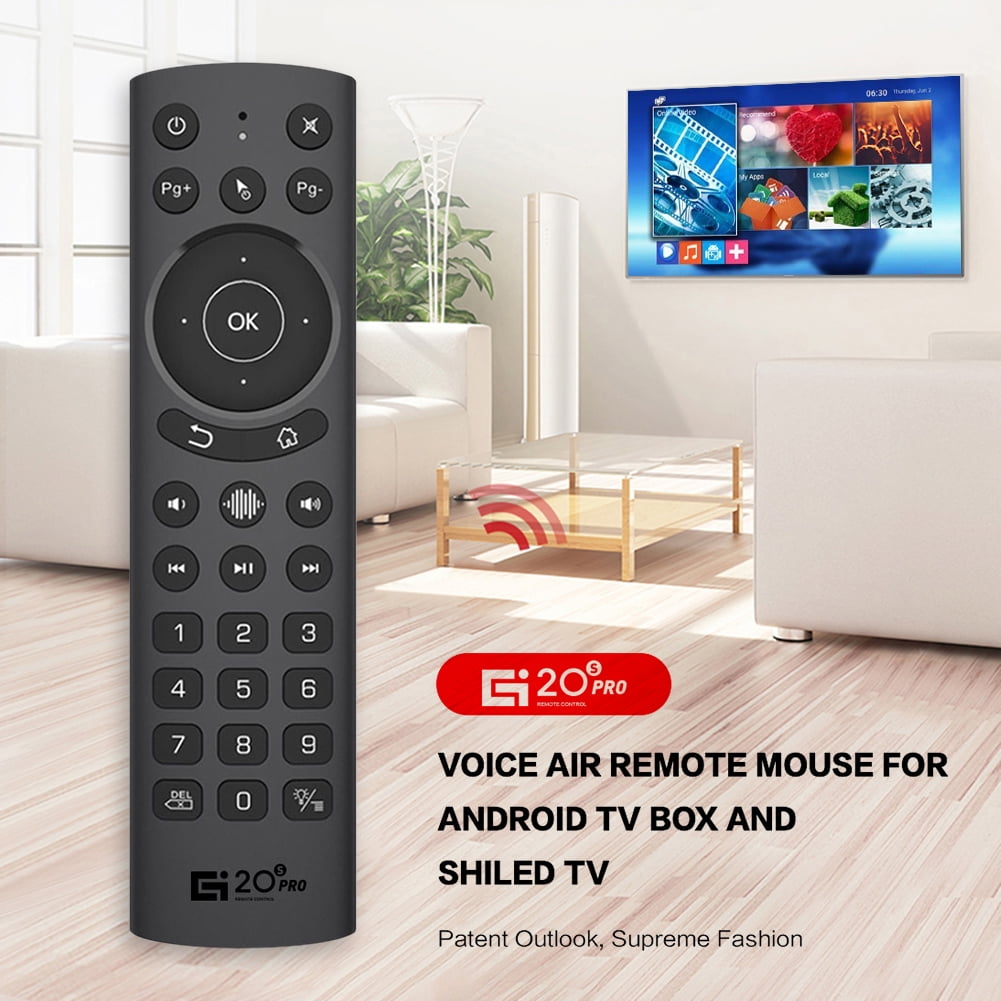 G20S Pro 2.4G Wireless Voice Fly Mouse Remote Para Pc Smart Tv Set Top ...