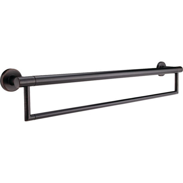 Delta Decor Assist Contemporary 4.05" Towel Bar, Stainless Steel ...