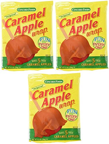 Concord Foods Caramel Apple Wrap, 5 Count SET of 3 - Walmart.com