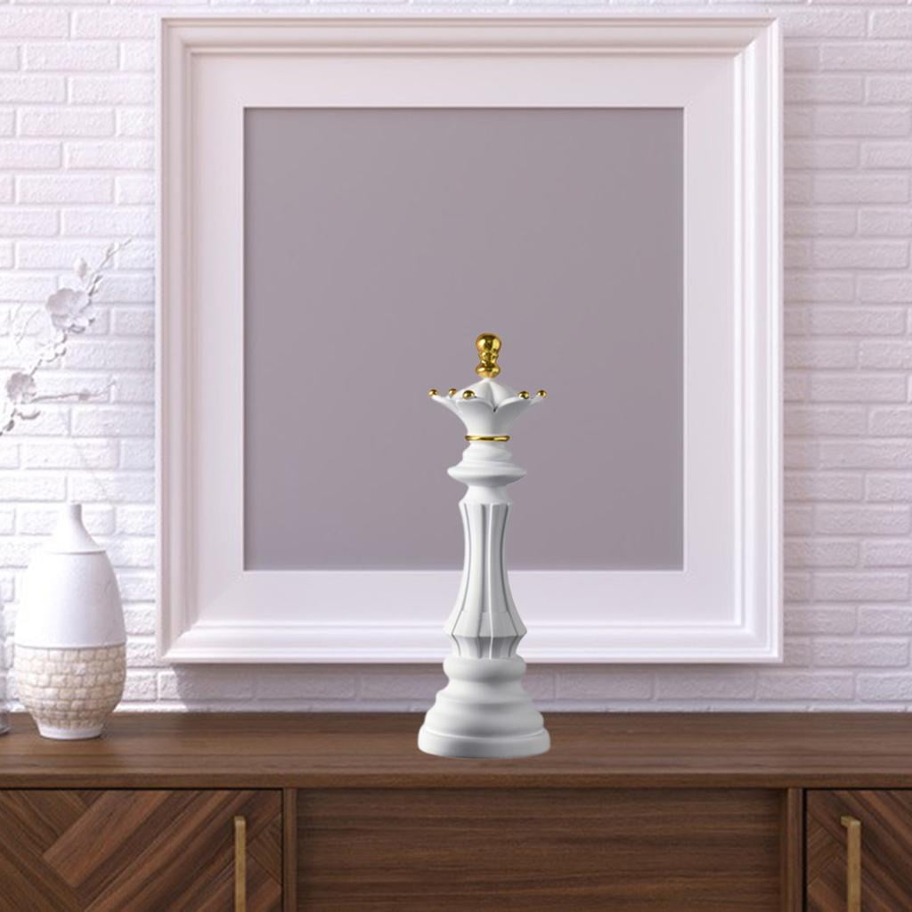Resin Chess Statue Sculpture Ornaments Modern Figurine Craft Board ...