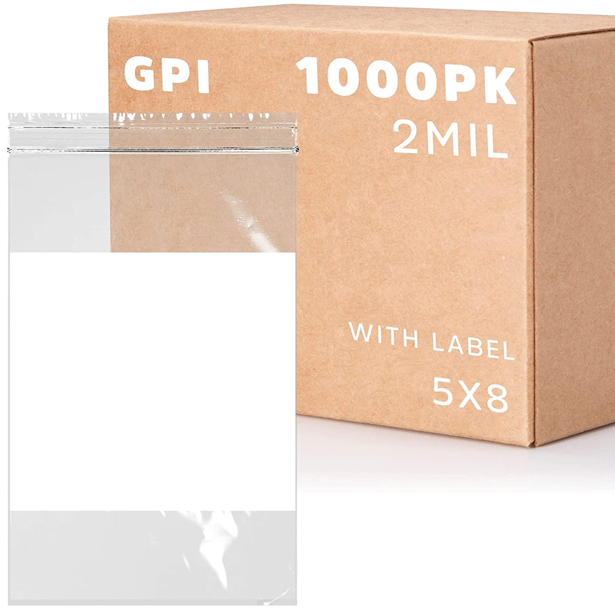 C-Line Write-On Recloseable Small Parts Bags, Poly, 2 Mil, 5 x 8, Clear ...