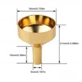 3 Pcs Metal Funnel Small Funnel Powder Funnel Perfumes Funnel Liquid ...