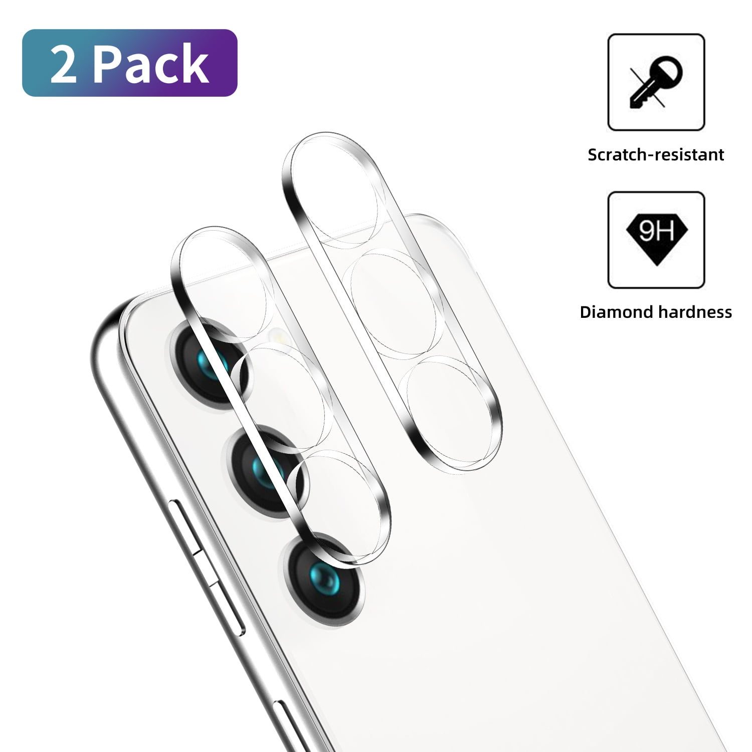 Htwon for Samsung Galaxy S23 Ultra/S23 Plus/S23 Tempered Glass Camera ...