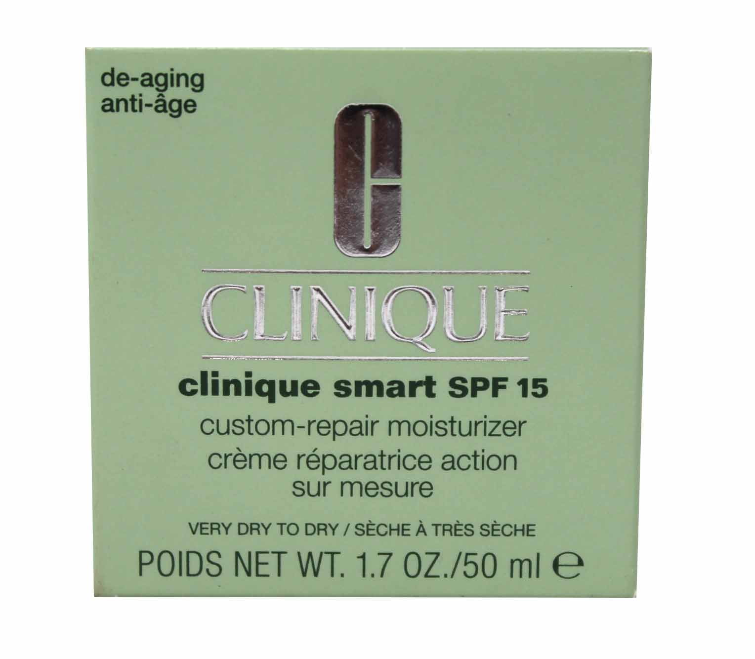 Clinique Smart SPF 15 Custom-Repair Moisturizer Very Dry To Dry Skin 1. ...