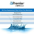 Watts Premier RO Pure Replacement Filter Set, 6-Pack with Membrane, 50 ...