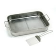 Norpro Stainless-Steel Roaster Pan Set - Walmart.com